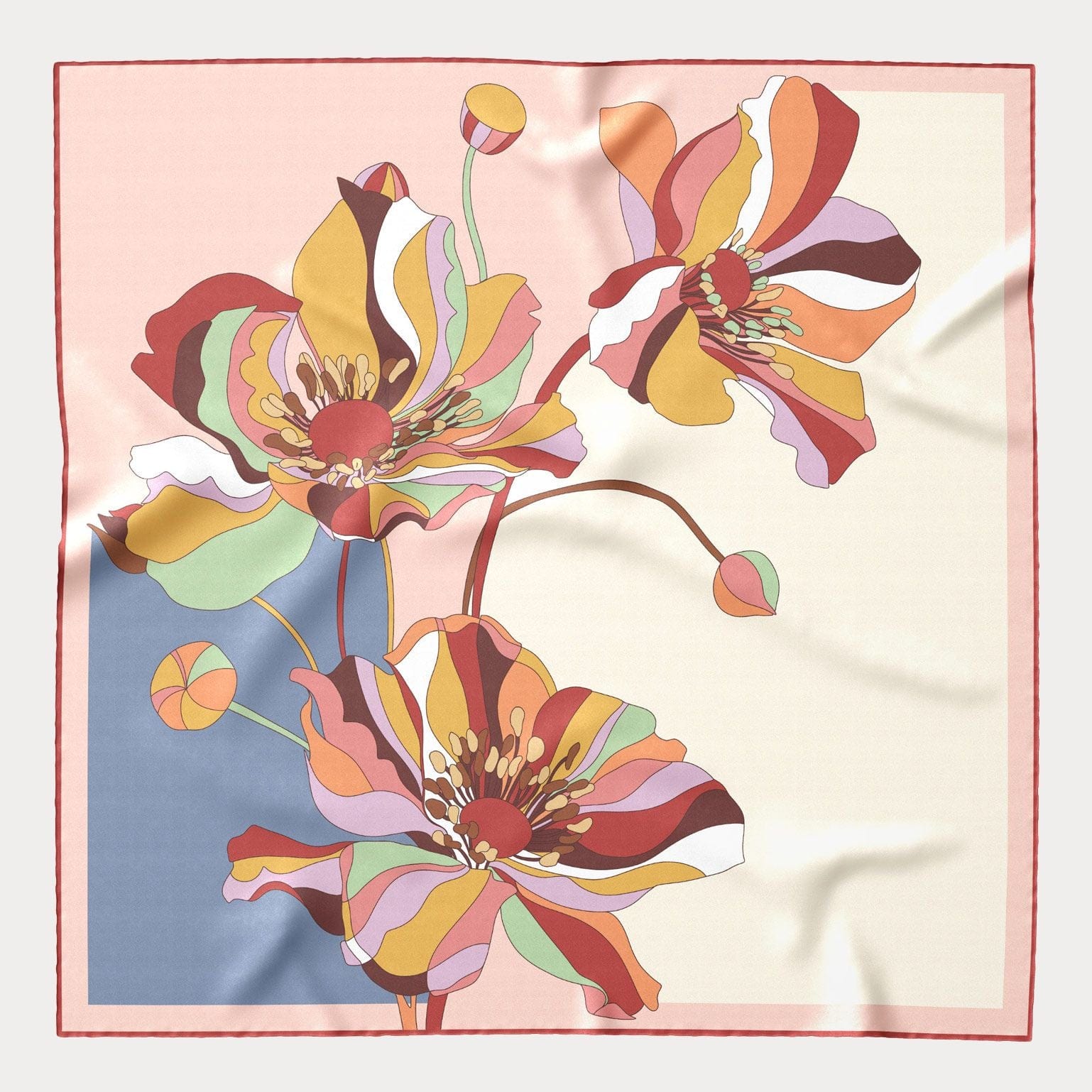 Large Designer Silk Scarves & Foulards | Made in Italy