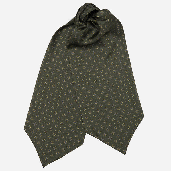 Green Ascot Ties and Cravats - Elizabetta