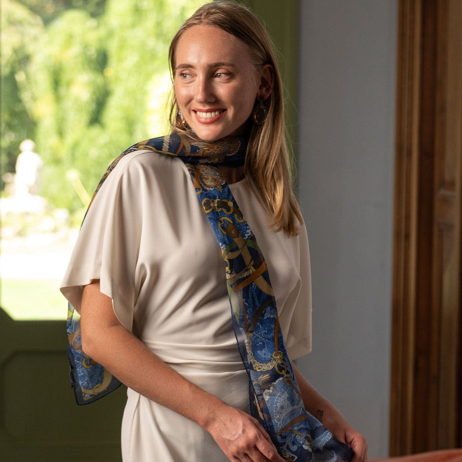 Silk Scarves for Women - Italian Fashion Scarves - Elizabetta